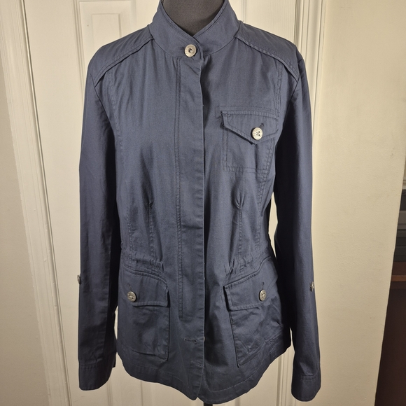 Orvis | Jackets & Coats | Orvis Classic Womens Navy Blue Utility Field ...